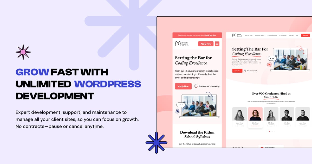 WPValet - Grow fast with Unlimited WordPress Development